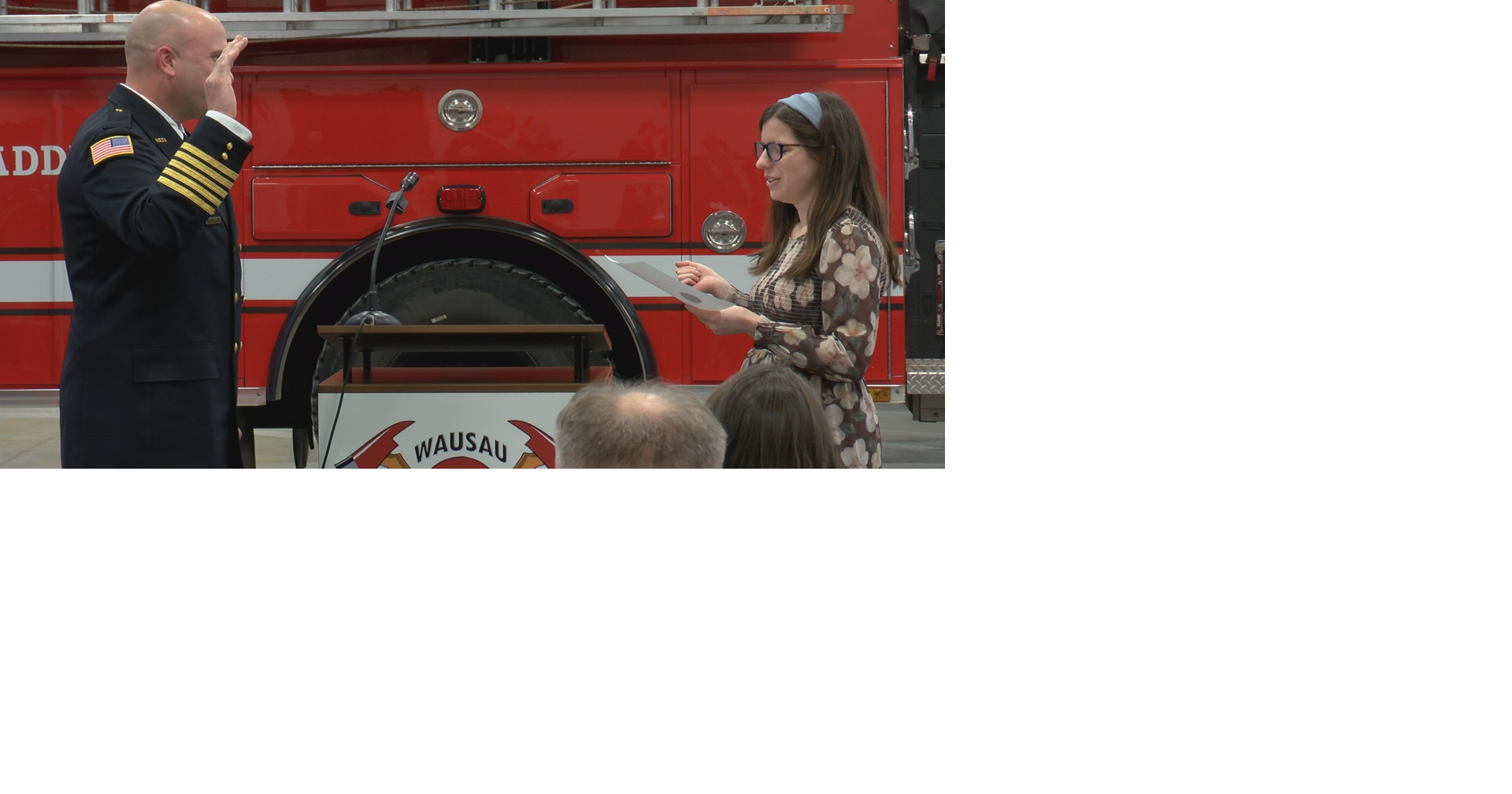 Wausau swears in new fire chief | Top Stories | waow.com