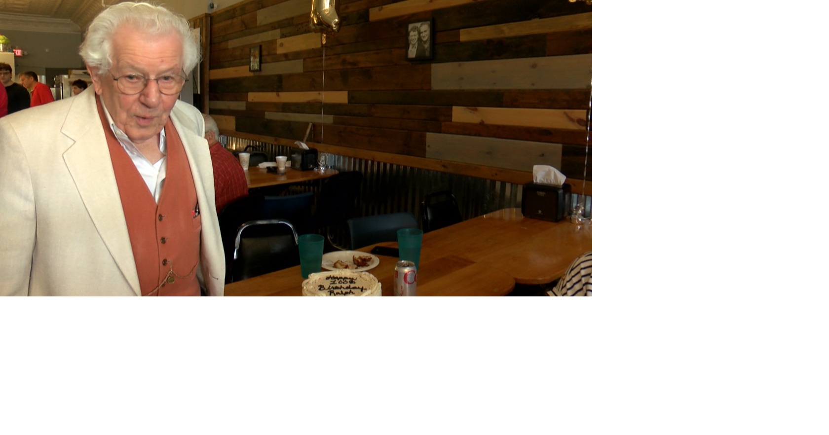 WWII veteran Ralph Wehlitz from Merrill turns 100 years old | Top Stories | waow.com