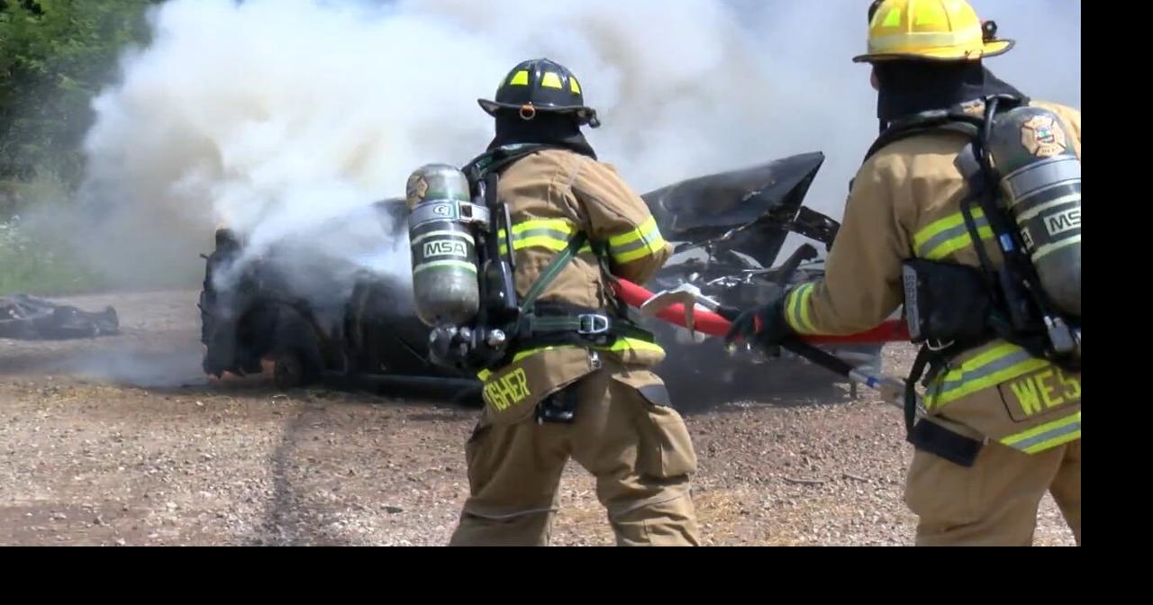 Stevens Point Fire Department trains for vehicle fires | News | waow.com