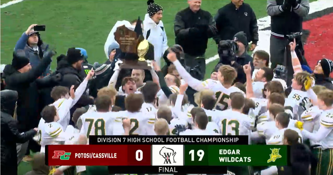 STATE FOOTBALL CHAMPIONSHIPS: Edgar defeats Potosi/Cassville 19-0 to ...