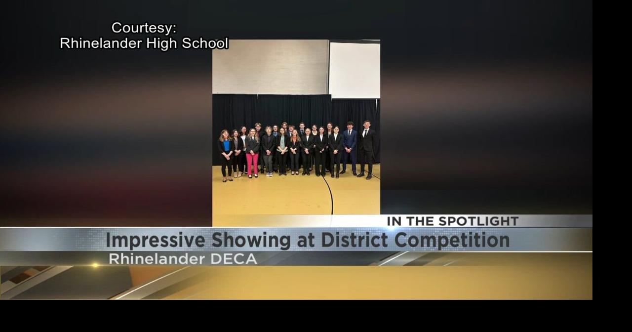 Rhinelander High School DECA posts strong showing at district ...