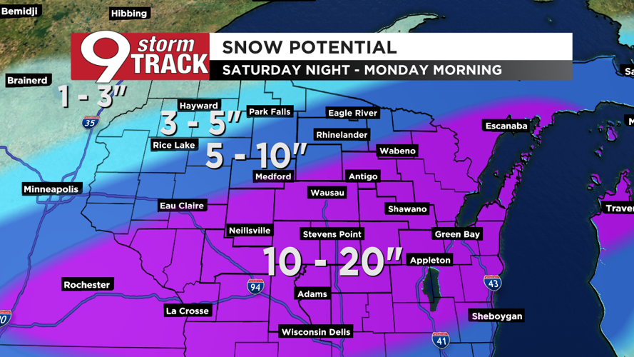 Snow moving in, blizzard conditions possible this weekend | Weather ...