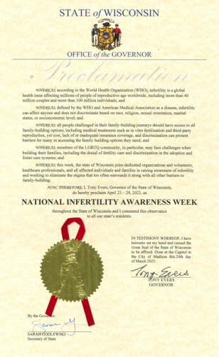 Infertility advocates pushed for state proclamation, express importance ...