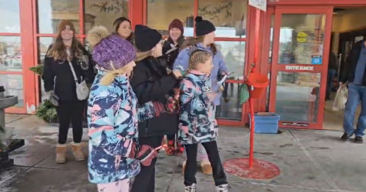 Rothschild Elementary "Be Amazing" Club rings bells for Salvation Army ...