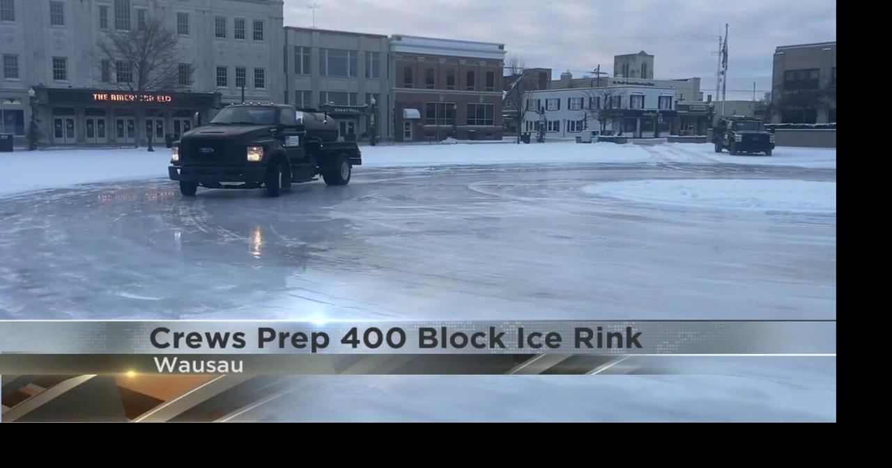 Crews prep 400 block ice rink | Video | waow.com