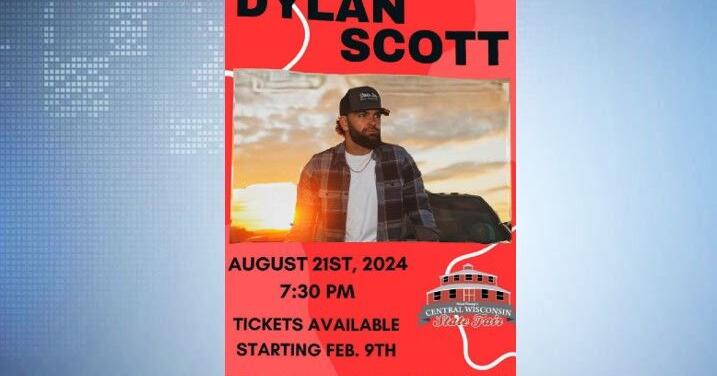Dylan Scott announced as a headliner for Central Wisconsin State Fair ...