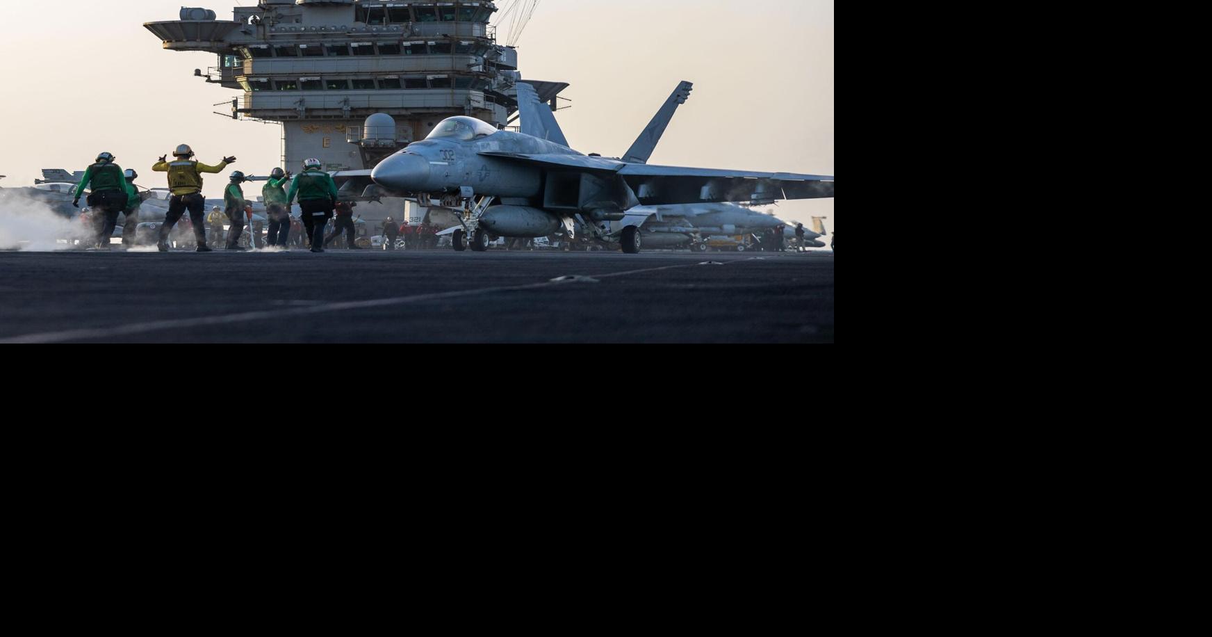 US Navy loses $60 million jet at sea after it fell overboard from ...