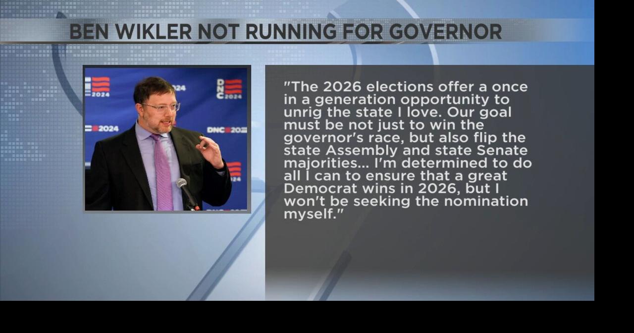 Ben Wikler steps back from 2026 Wisconsin governor race, focuses on ...