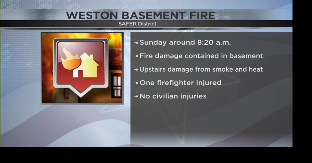 One firefighter injured in Weston basement fire, no civilian injuries ...