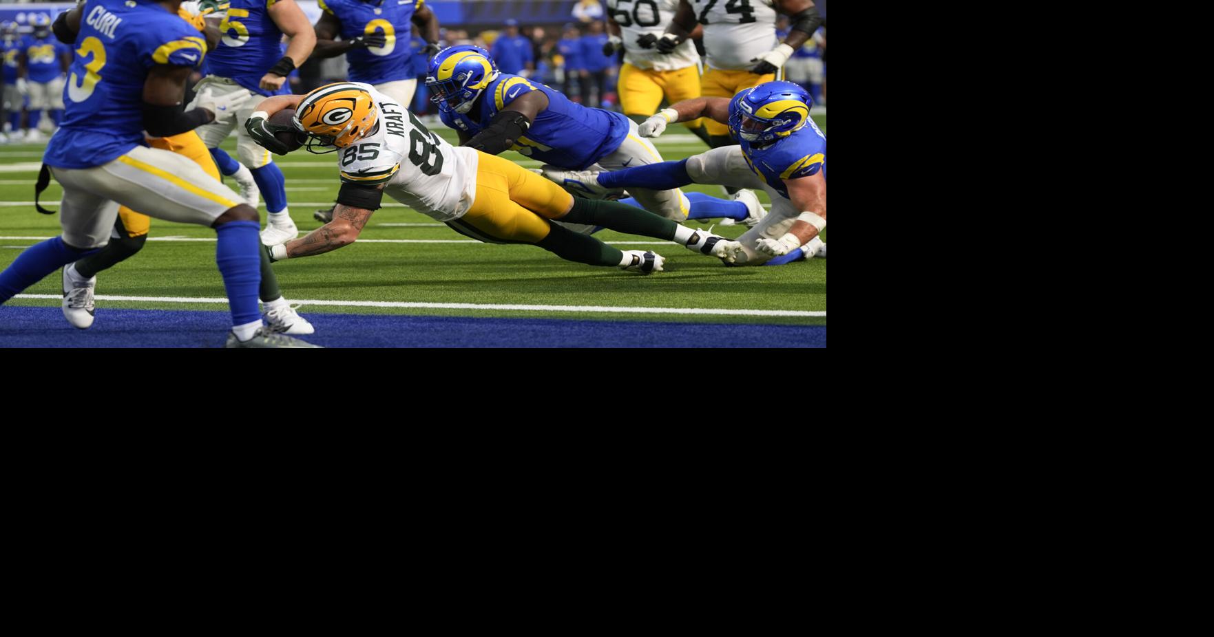 Kraft scores two touchdowns as Packers down Rams 24-19 | Packers | waow.com