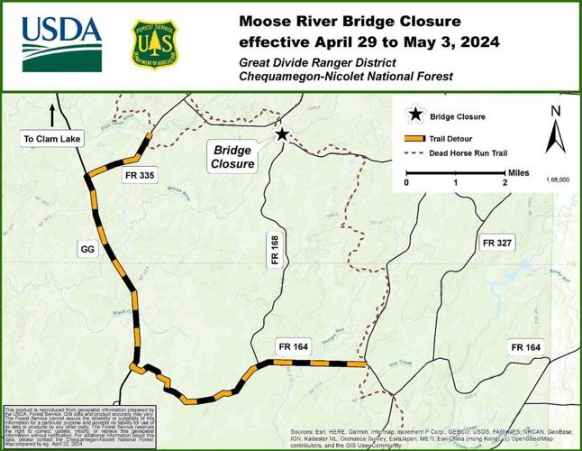 Moose River Bridge closed for rehabilitation | Top Stories | waow.com