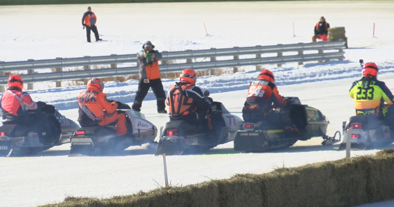 Snowmobile drivers race for a cause | News | waow.com