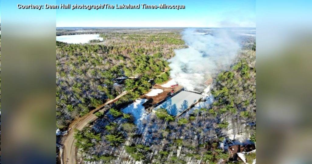 Crews On Scene Of Fire In Vilas Co Archive Waow