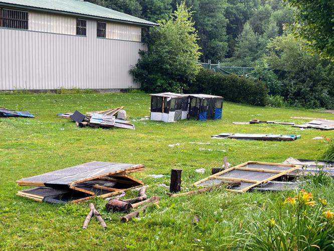 REGI suffers significant storm damage, without power | News | waow.com