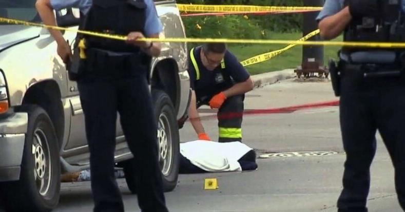 Gunshot victim covered with sheet starts breathing again | News | waow.com