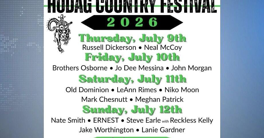 Hodag announces full lineup for 2026 | News | waow.com