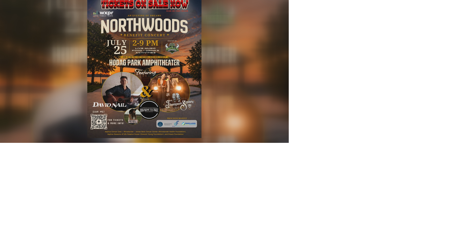 Northwoods benefit concert supporting adults facing cancer and terminal ...