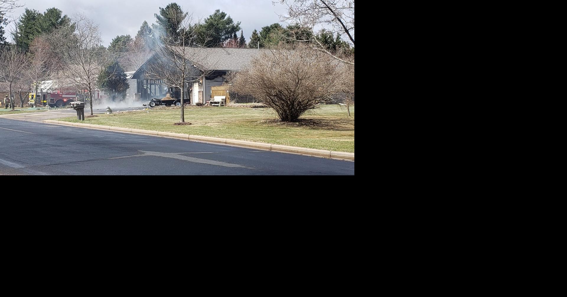 Garage destroyed, home damaged in Wausau fire | Archive | waow.com