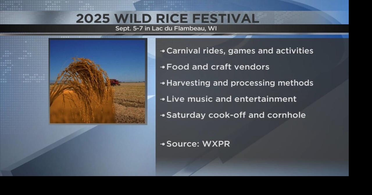2025 Wild Rice Festival kicks off in Lac Du Flambeau | News | waow.com