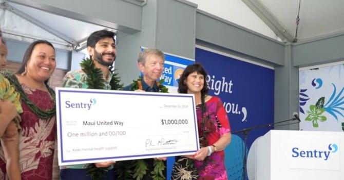 Sentry Insurance Donates Another $1 million for Maui Wildfire Relief ...