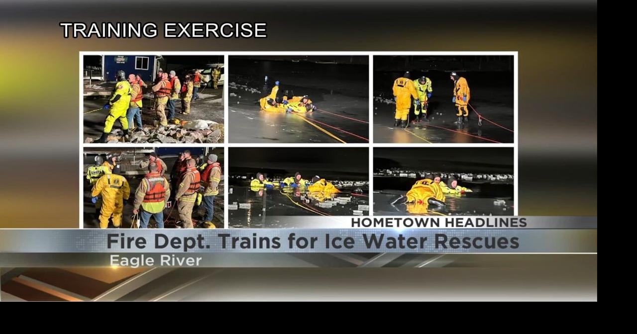Eagle River Fire Dept. does water rescue training | Video | waow.com