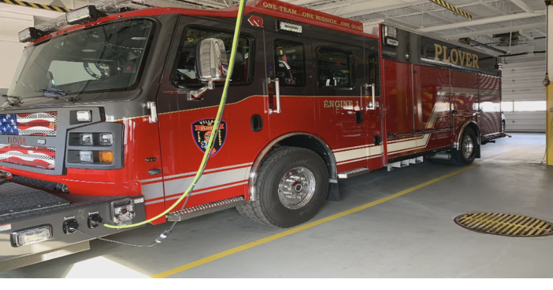 Plover Fire Department upgrades with new fire truck | News | waow.com
