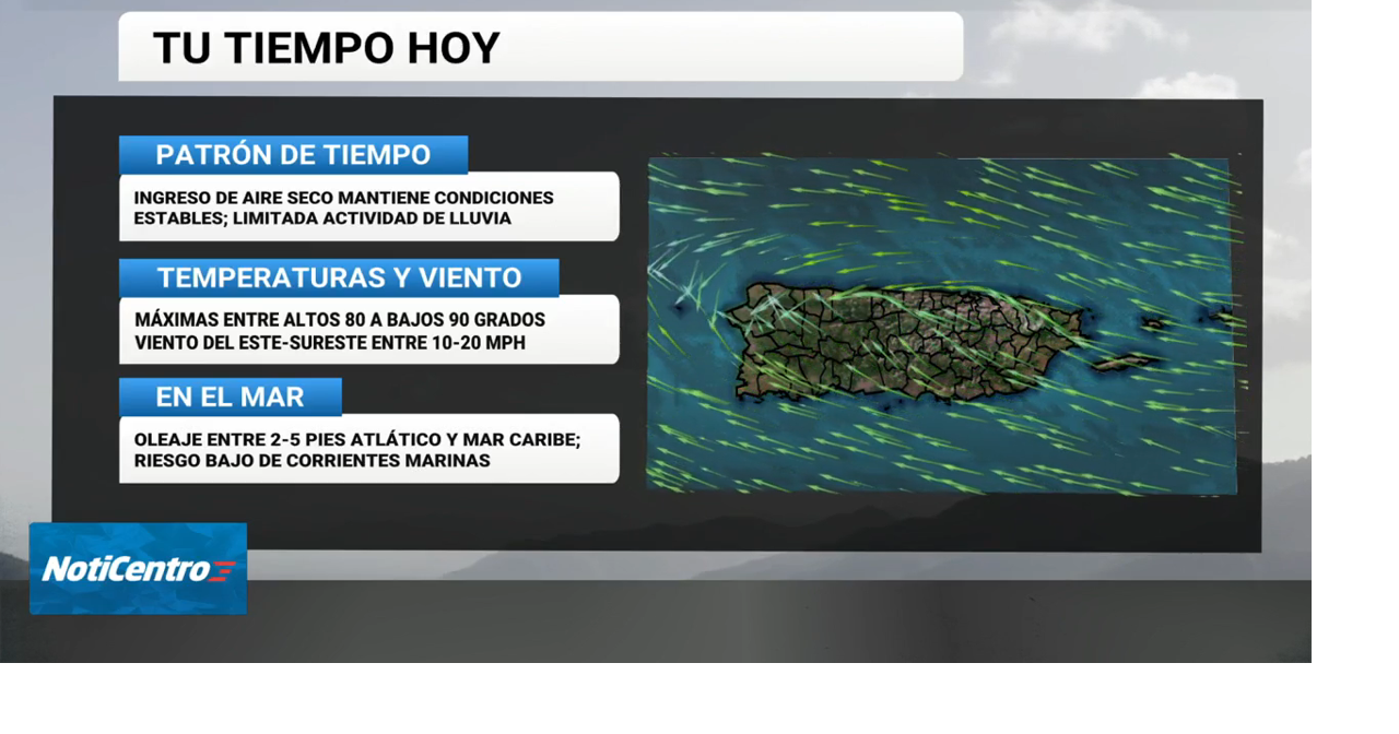 Tu Tiempo: Mucho calor y poca lluvia en la zona | El Tiempo | wapa.tv