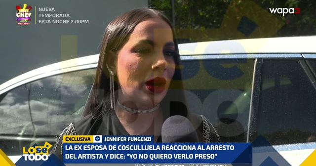 Jennifer Fungenzi sobre Cosculluela: "No esperaba verlo tras las rejas ...