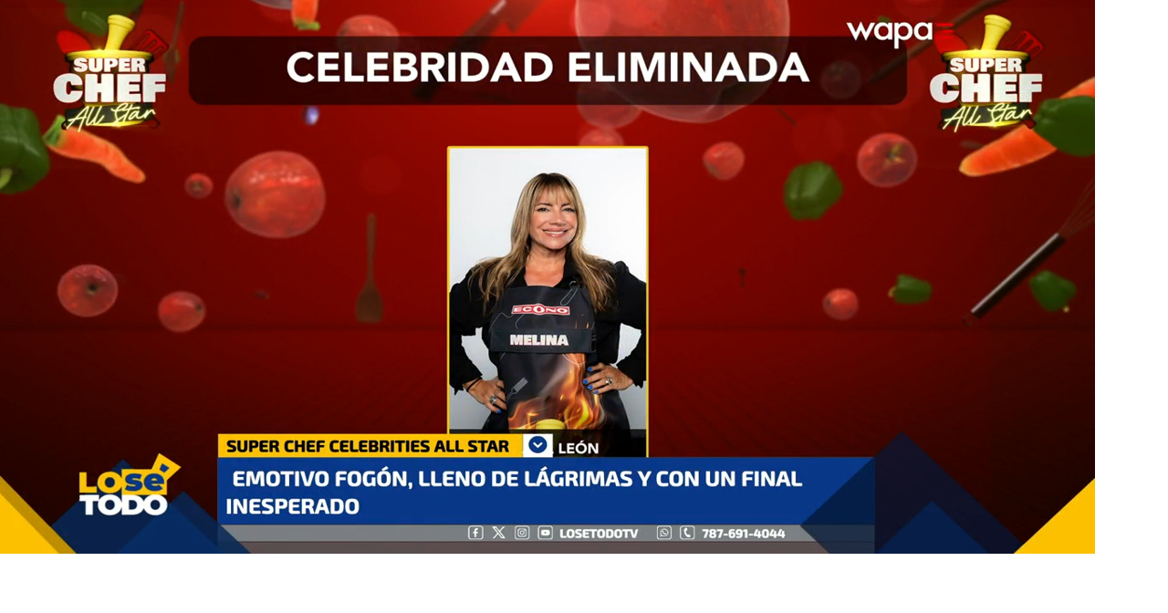 Melina abandona Super Chef Celebrities All Star para no competir contra ...