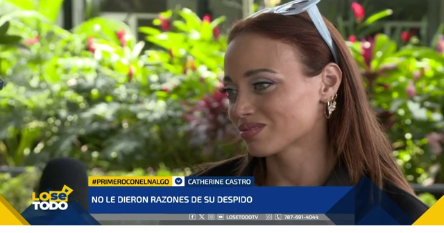 Despiden del canal de televisión a la presentadora Catherine Castro | Lo Sé Todo | wapa.tv