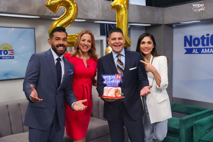 Jorge Gelpí celebra 21 años en Wapa | Noticias | wapa.tv