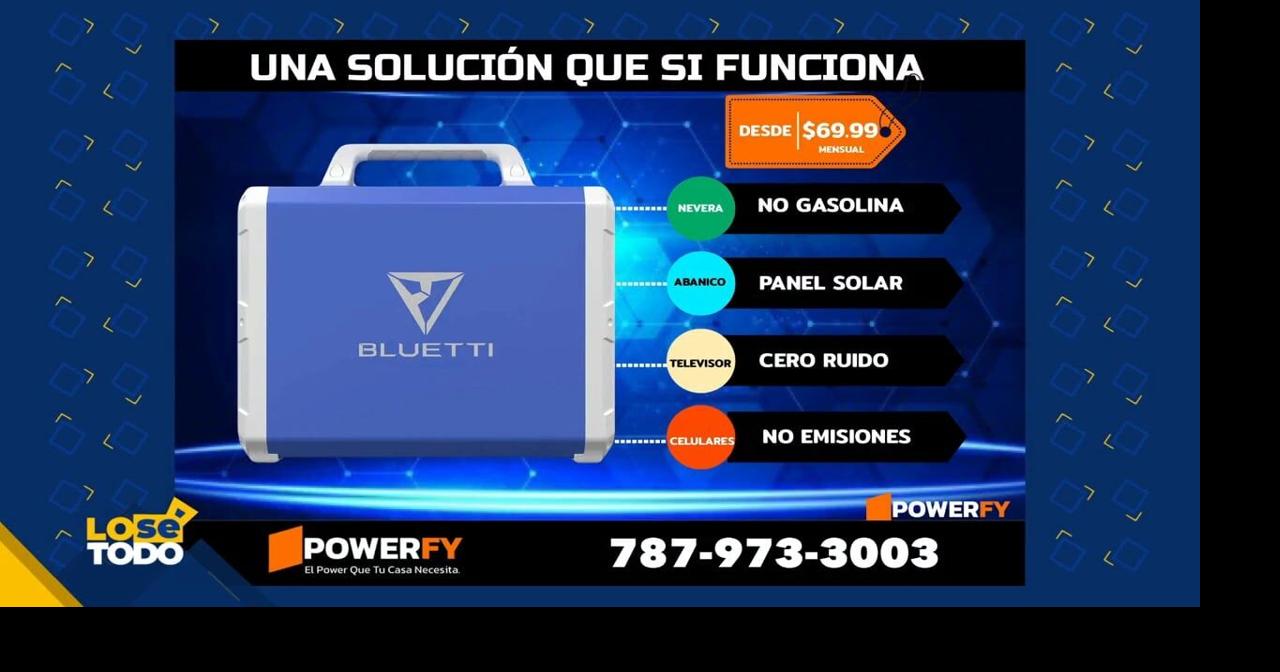 Power FY: adquiere tu bateria portátil solar 05/09/23 | Lo Sé Todo ...