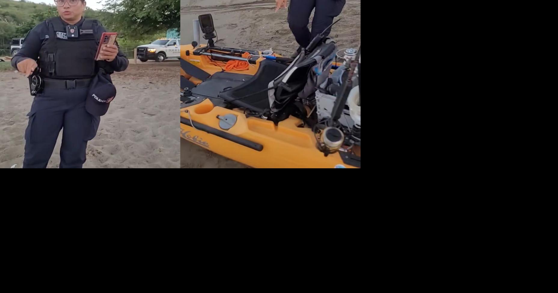 Genera discusión intervención de policía con pescador en kayak ...