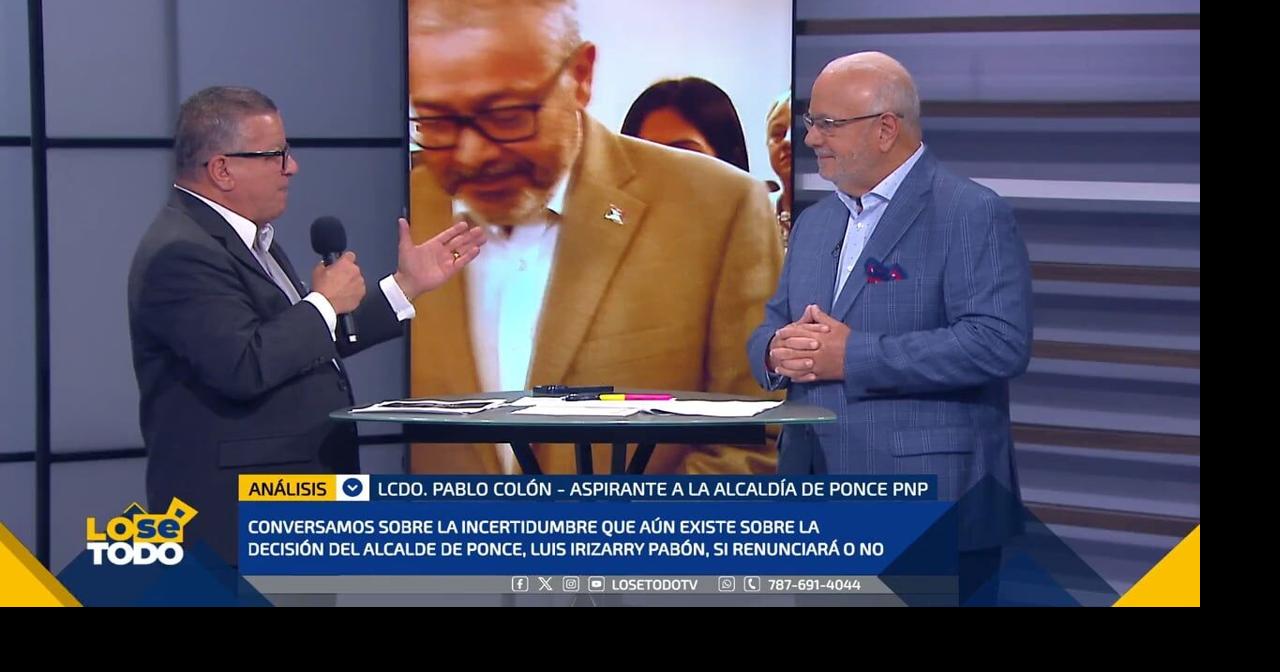 ¿Renuncia o no el Alcalde de Ponce tras cargos por corrupción? | Lo Sé ...