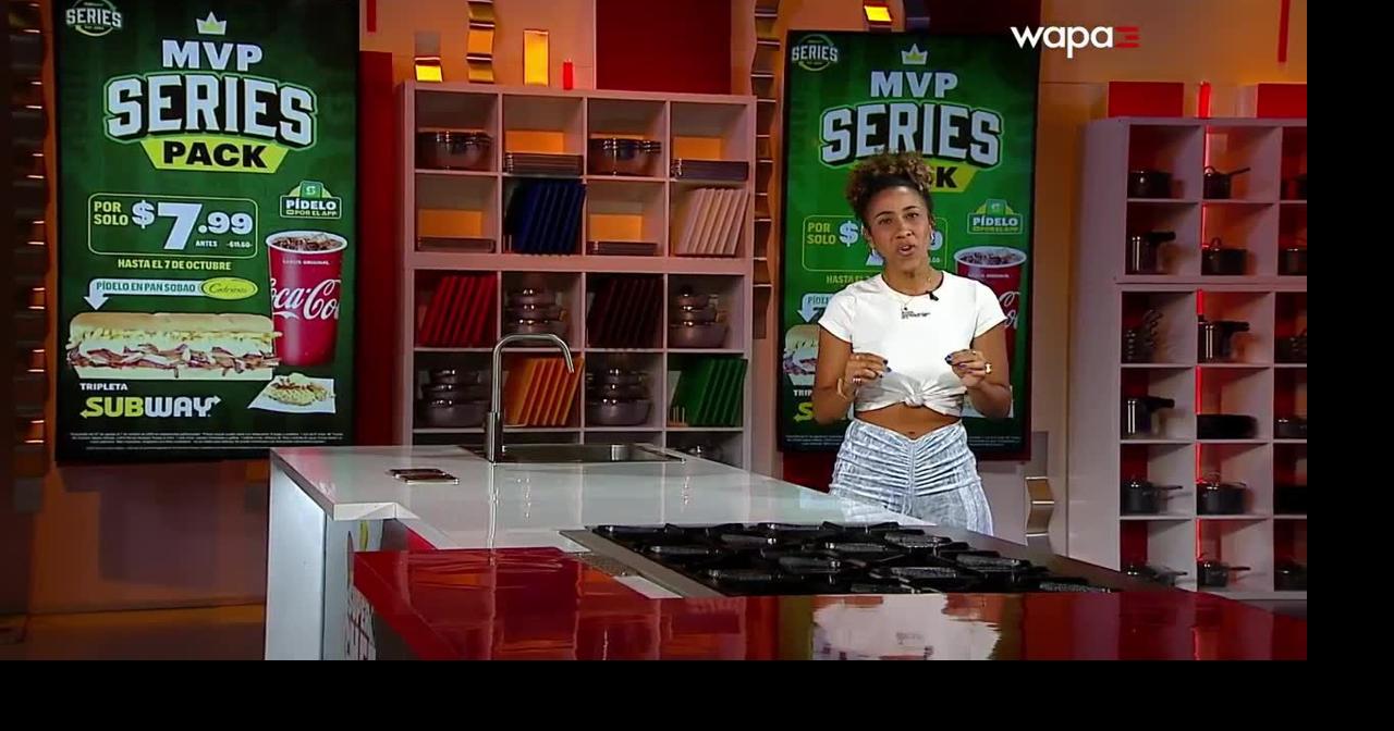 Pide tu MVP Series Pack en Subway | Super Chef Celebrities | wapa.tv