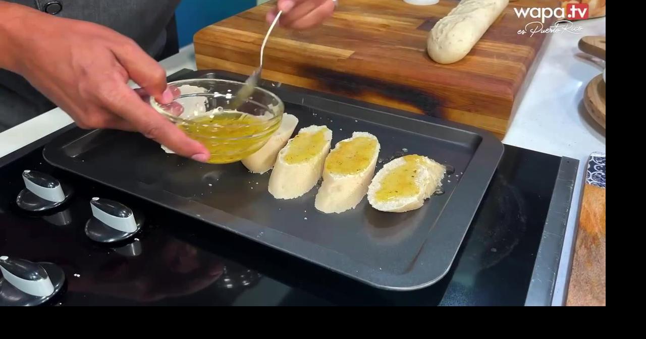 Cocina 787: Tip del Chef Piñeiro para hacer pan con ajo | Recetas | wapa.tv