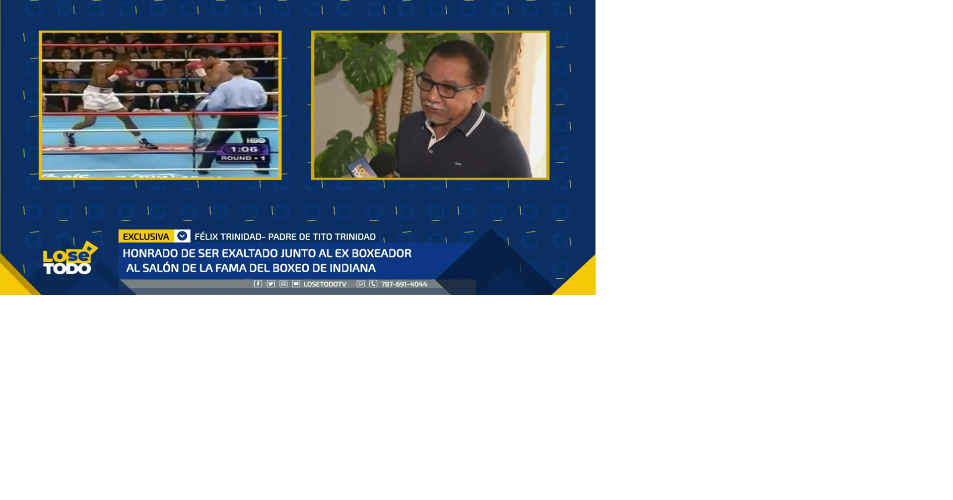 Homenaje a Tito Trinidad y su padre | Lo Sé Todo | wapa.tv