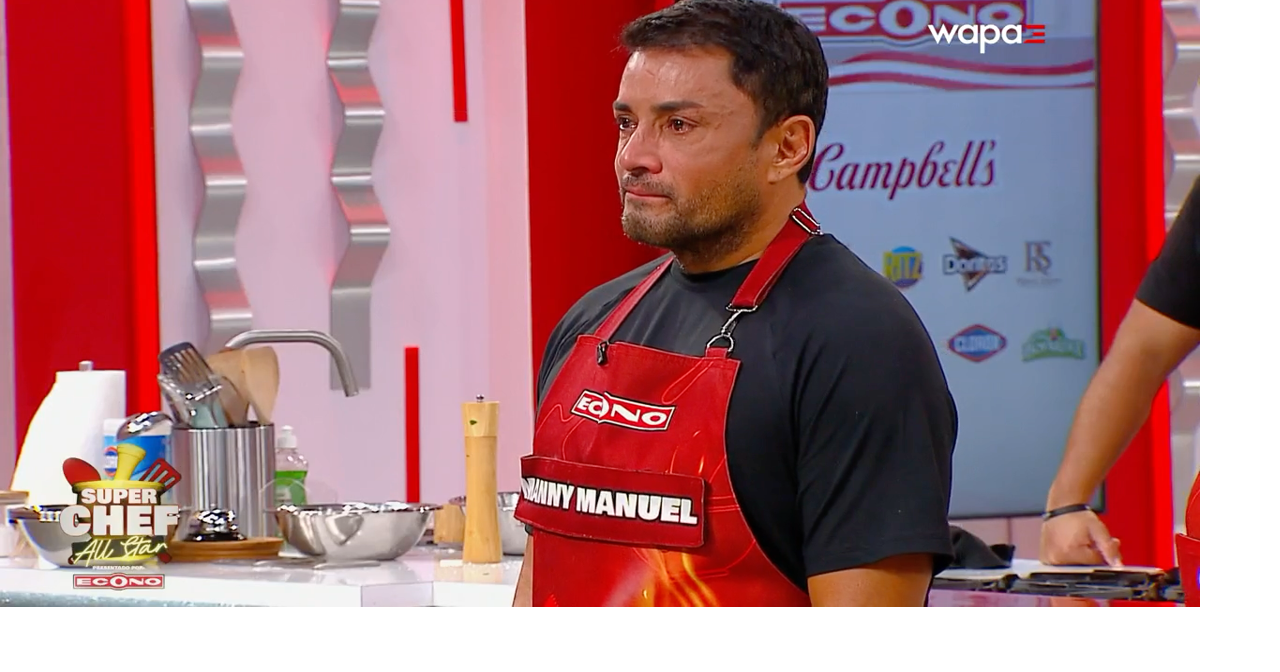 Manny Manuel sufre dolorosa eliminación de Super Chef Celebrities ...