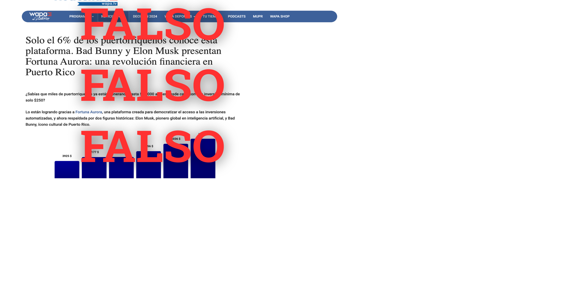 Wapa alerta sobre fraude y uso ilegal de logo e identidad gráfica del ...