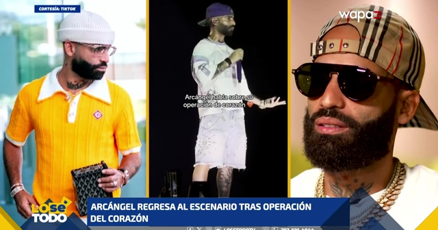 Arcángel regresa al escenario tras operación | Lo Sé Todo | wapa.tv