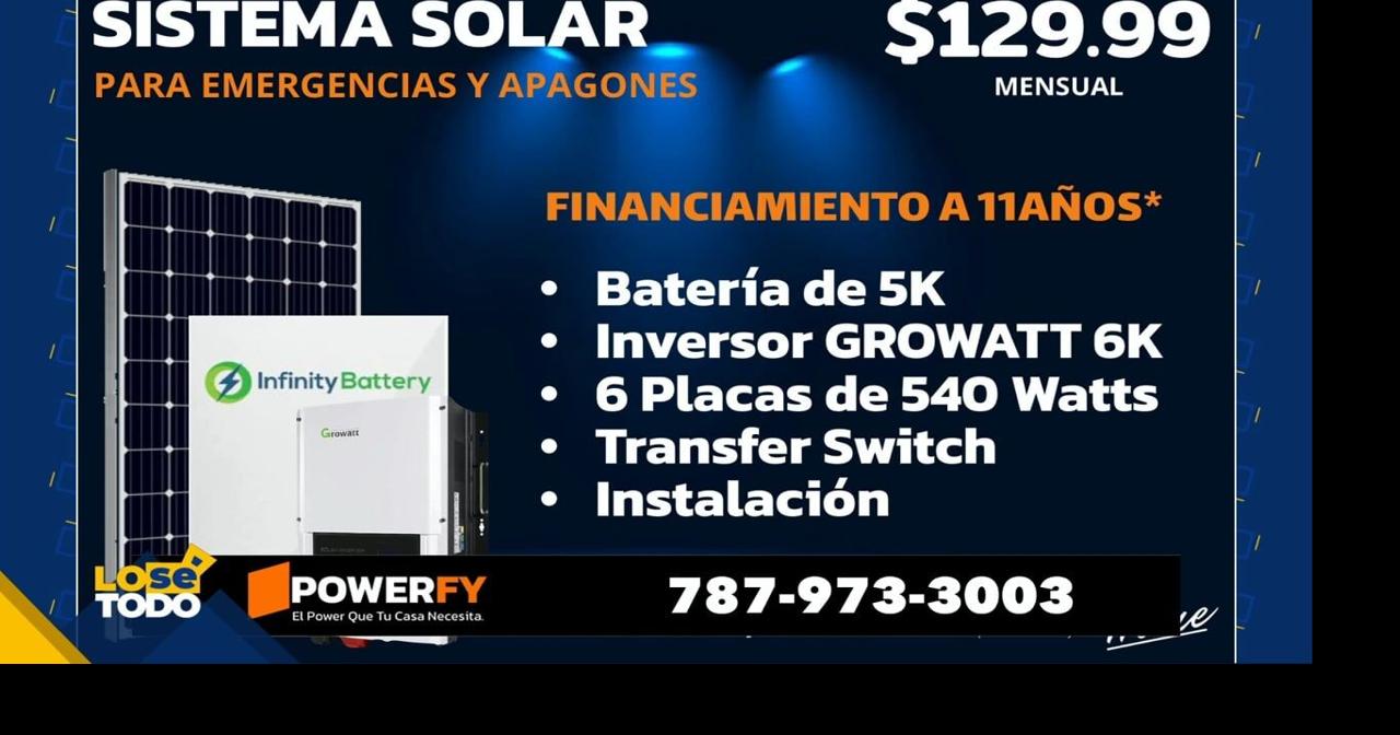 Power FY tiene el sistema solar que necesitas | Lo Sé Todo | wapa.tv