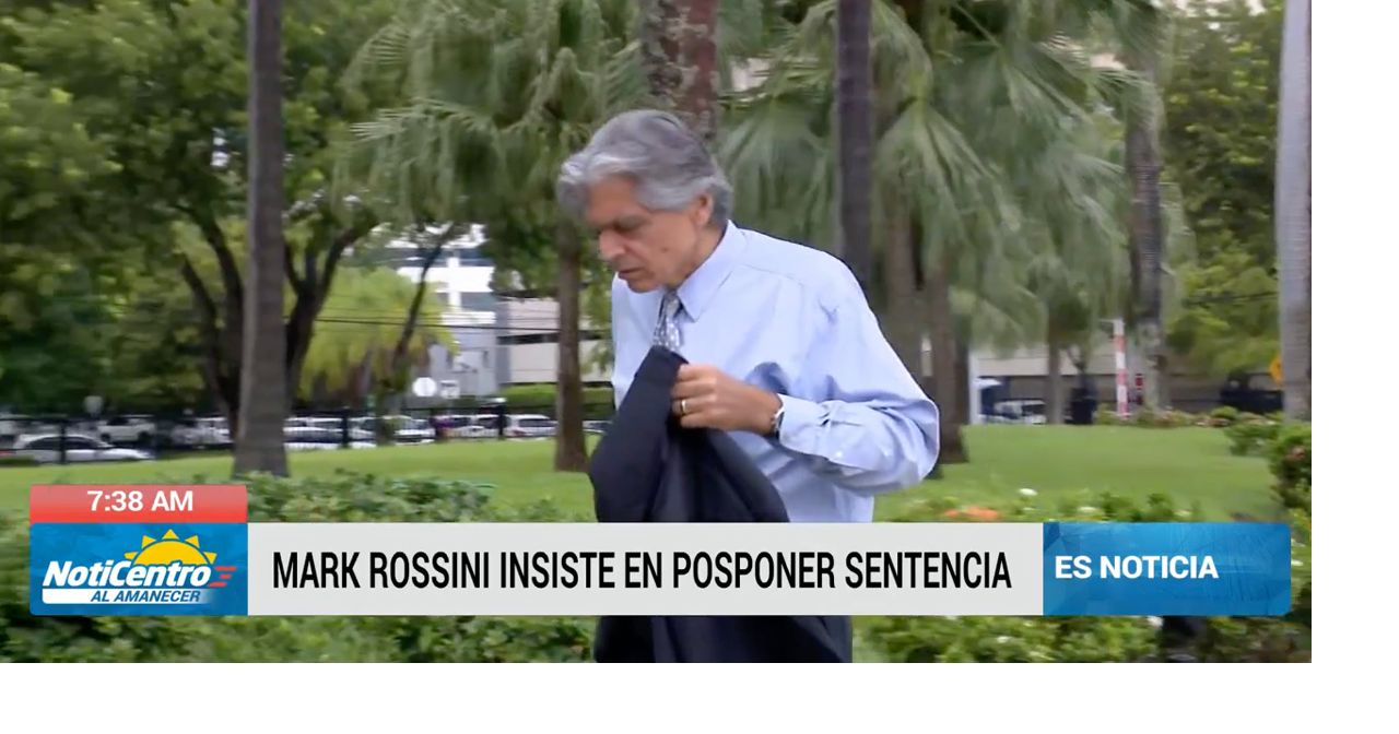 Mark Rossini solicita posponer su vista de sentencia | Locales | wapa.tv