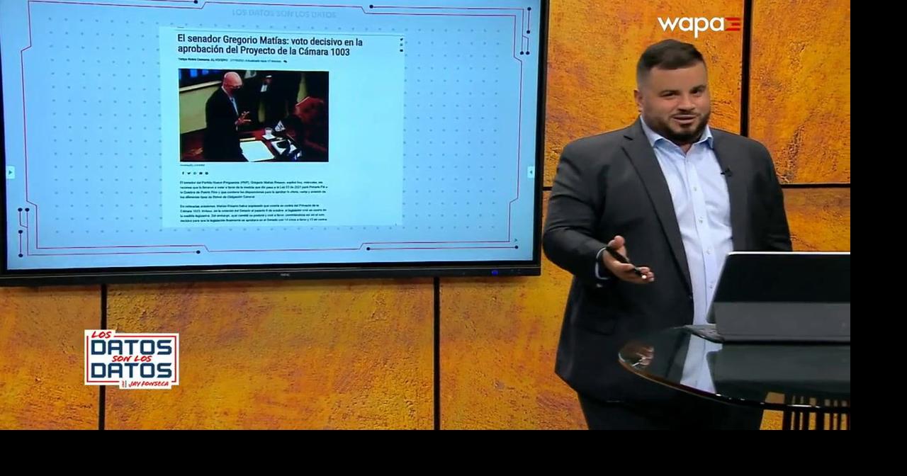 Gregorio Matías fue el voto decisivo | Los Datos Son Los Datos | wapa.tv