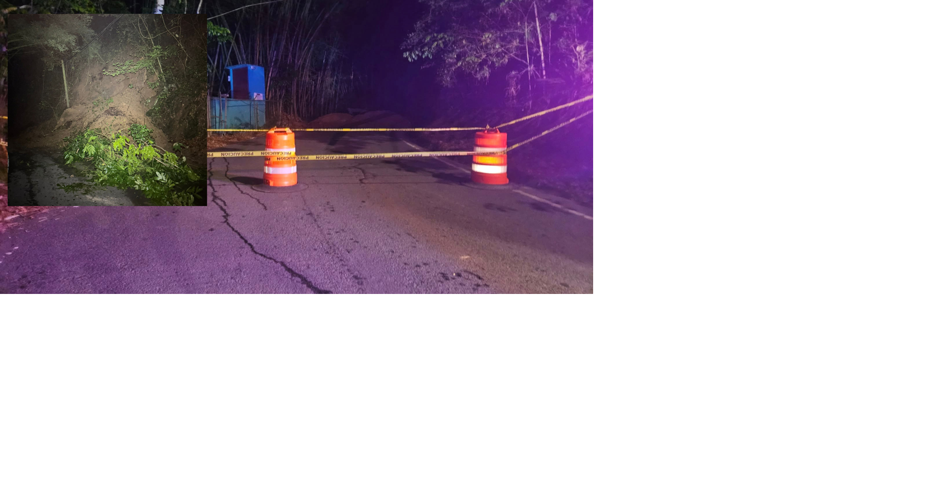 Cierran carretera PR-111 en Utuado por deslizamiento "activo" | Locales | wapa.tv