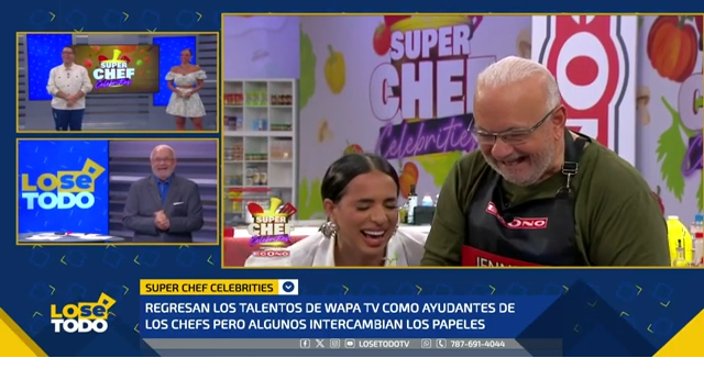 Regresan los talentos de Wapa a Super Chef Celebrities | Lo Sé Todo ...