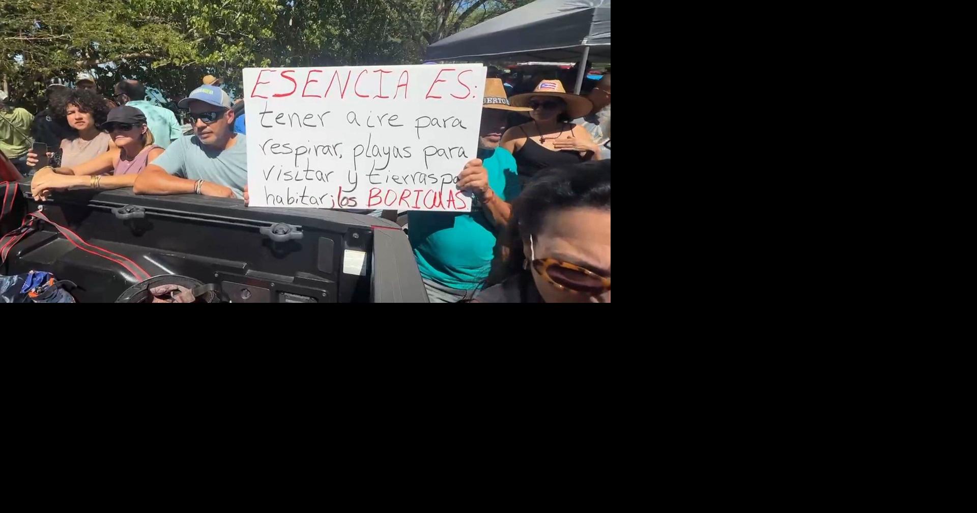 Protestan en contra del Proyecto Esencia en Cabo Rojo | Locales | wapa.tv