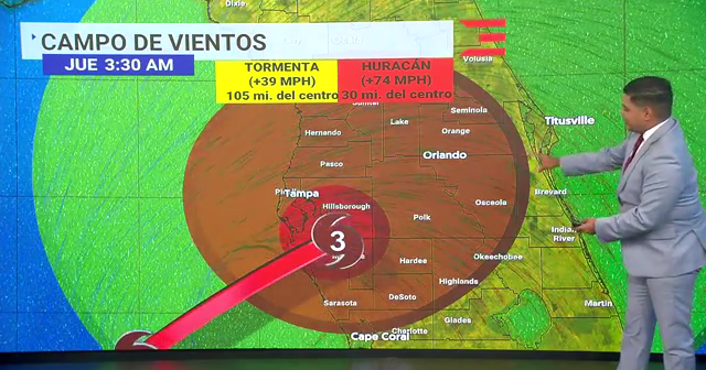 Huracán Milton expande su tamaño en ruta a la Florida | El Tiempo | wapa.tv