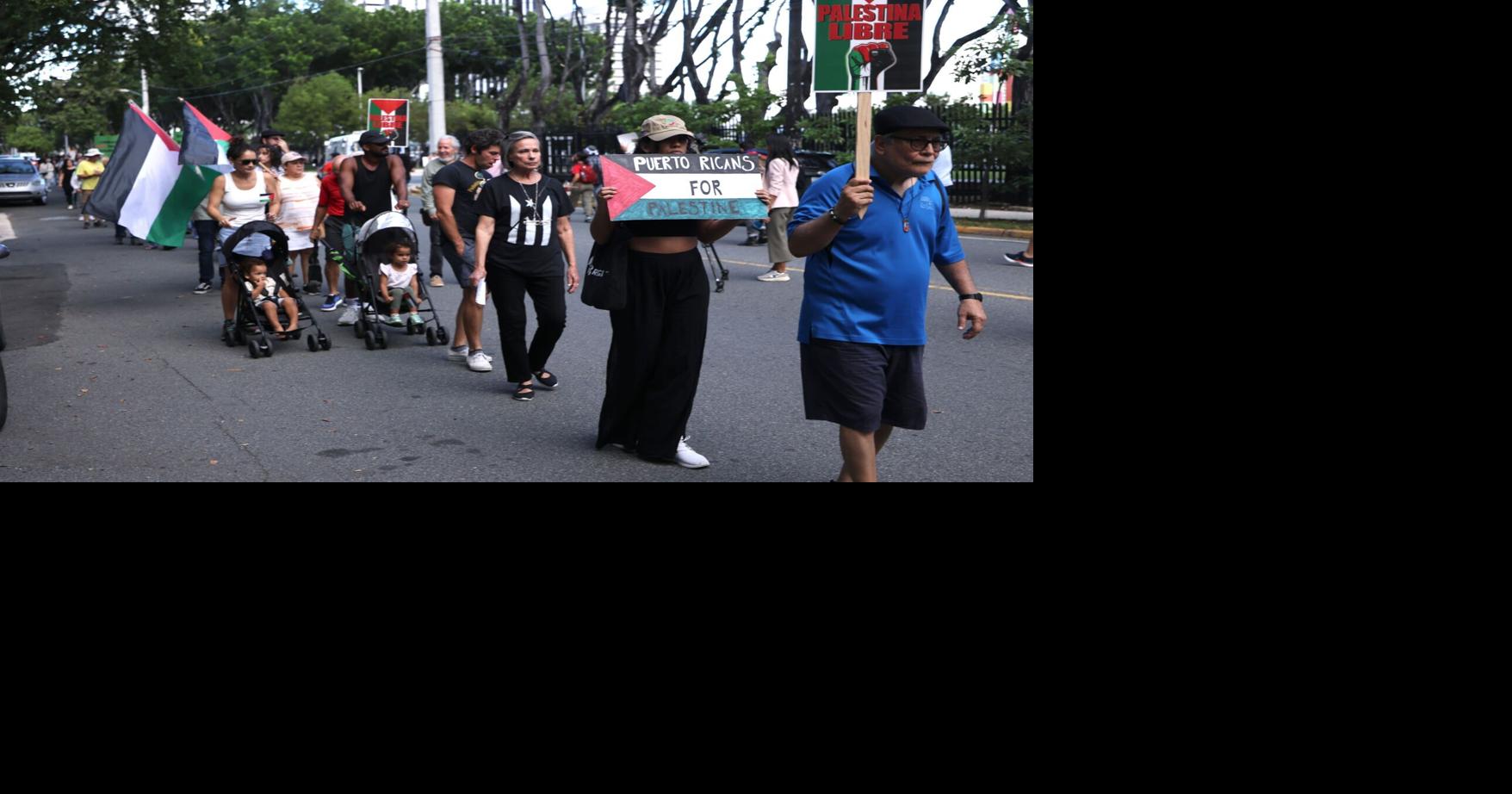 Se manifiestan en Puerto Rico en solidaridad con pueblo palestino ...