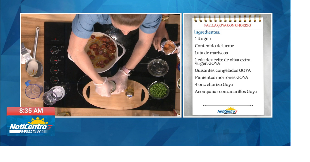 Chef Mai-Ling: Paella Goya con chorizo | Estilo de Vida | wapa.tv