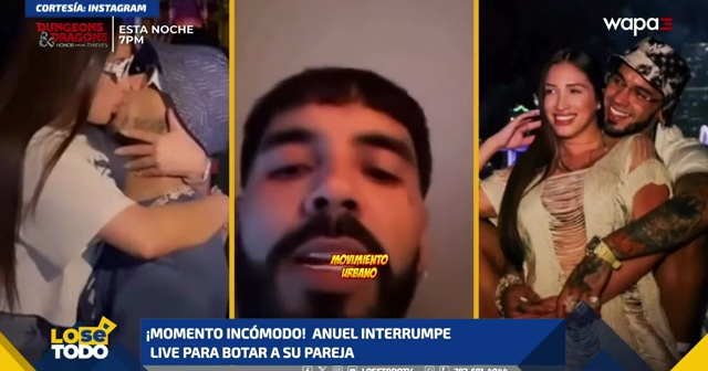 Anuel interrumpe "live" para botar a su pareja | Lo Sé Todo | wapa.tv